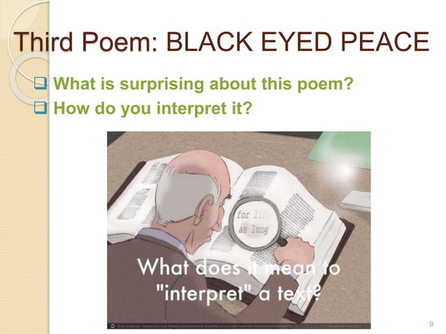 David Atkinson's selected poems. | PPT