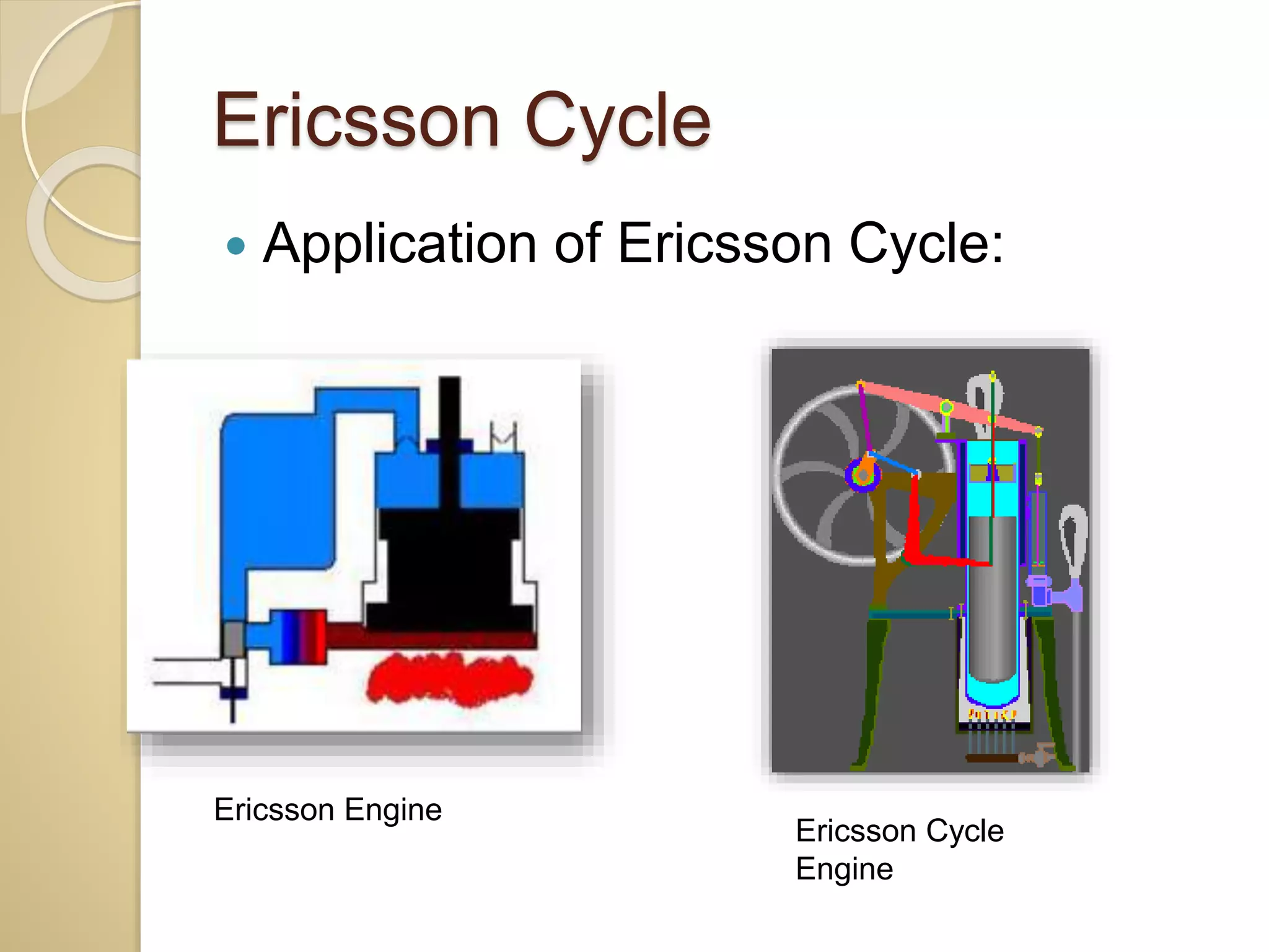 Atkinson Cycle, Ericsson Cycle And Stirling Cycle | PPTX