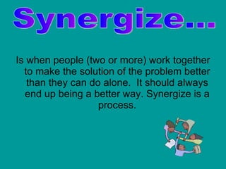 Synergize | PPT