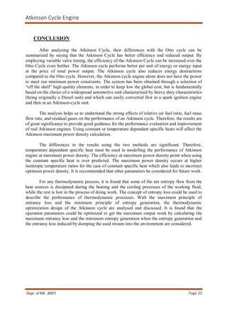 Atkinson siminar | PDF