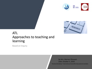 ATL / Approaches to teaching and learning / | PDF | Search | Internet