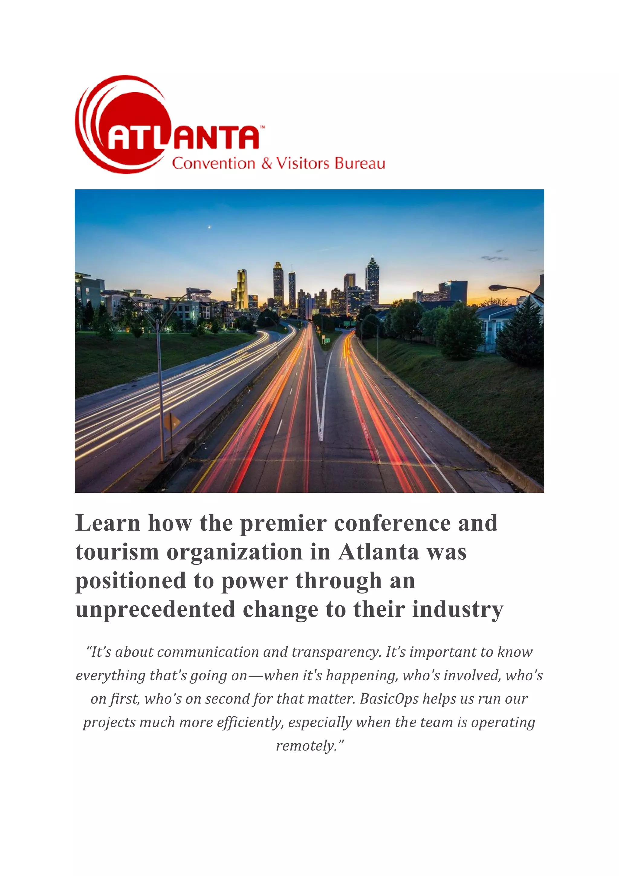 Atlanta Case study basicOps | PDF