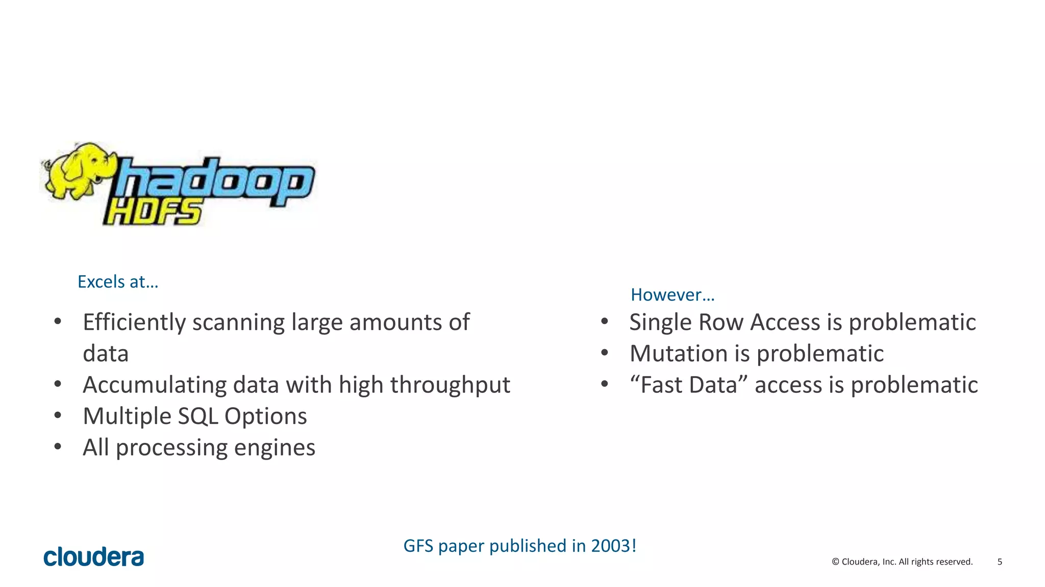 Introduction To Apache Kudu Pptx Databases Computer Software And 9905