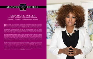 ATLANTAS' PHOENIX LEADERS: Deborah E. Fullers' Bio | PDF