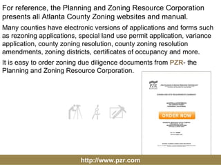 Atlanta Planning And Zoning Resources And Docs | PPT