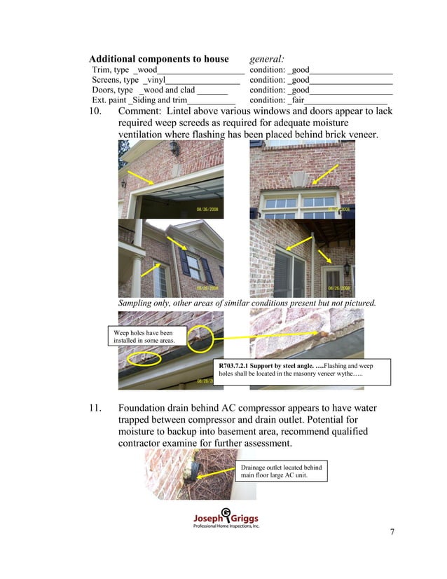 Atlanta Sample Home Inspection Report | PDF