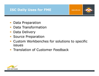 ISC and FME Data Translations | PDF