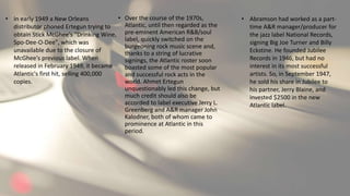 Atlantic records research | PPTX