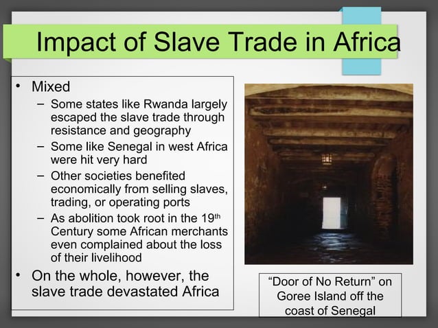 Atlantic slave trade | PPT