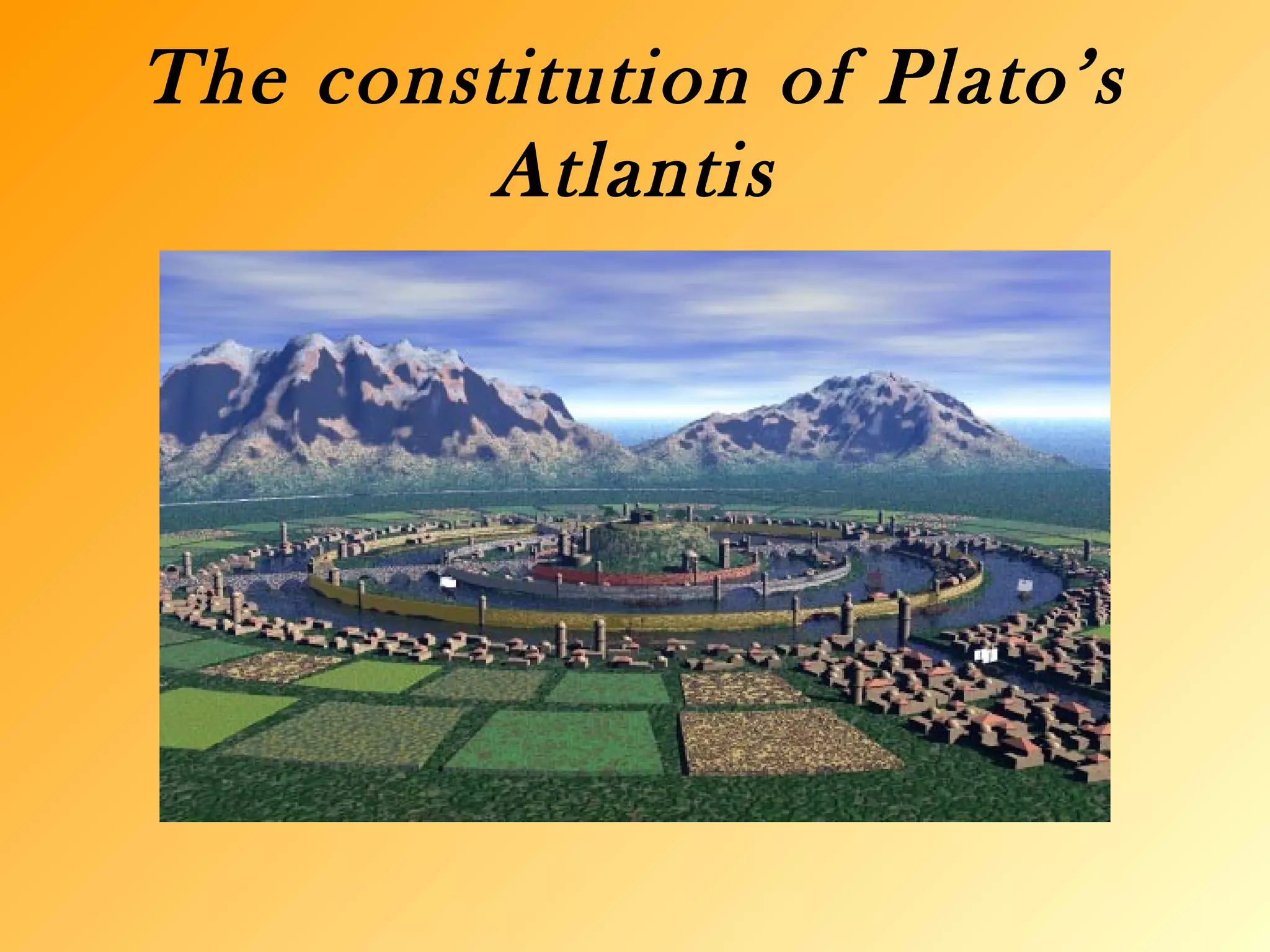 Atlantis - the lost continent | PPT