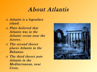 Atlantis - the lost continent | PPT