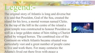 The mystical world of Atlantis | PPTX