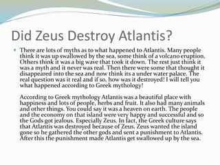 Atlantis and the end of crete | PPTX | Religion & Spirituality