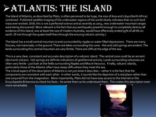 Atlantis - Myth or Reality its up to you!! | PPTX