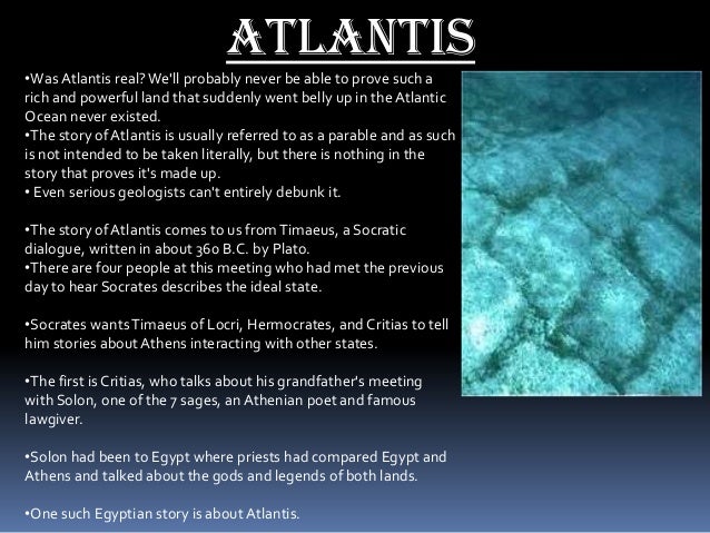 Atlantis - Myth or Reality its up to you!!