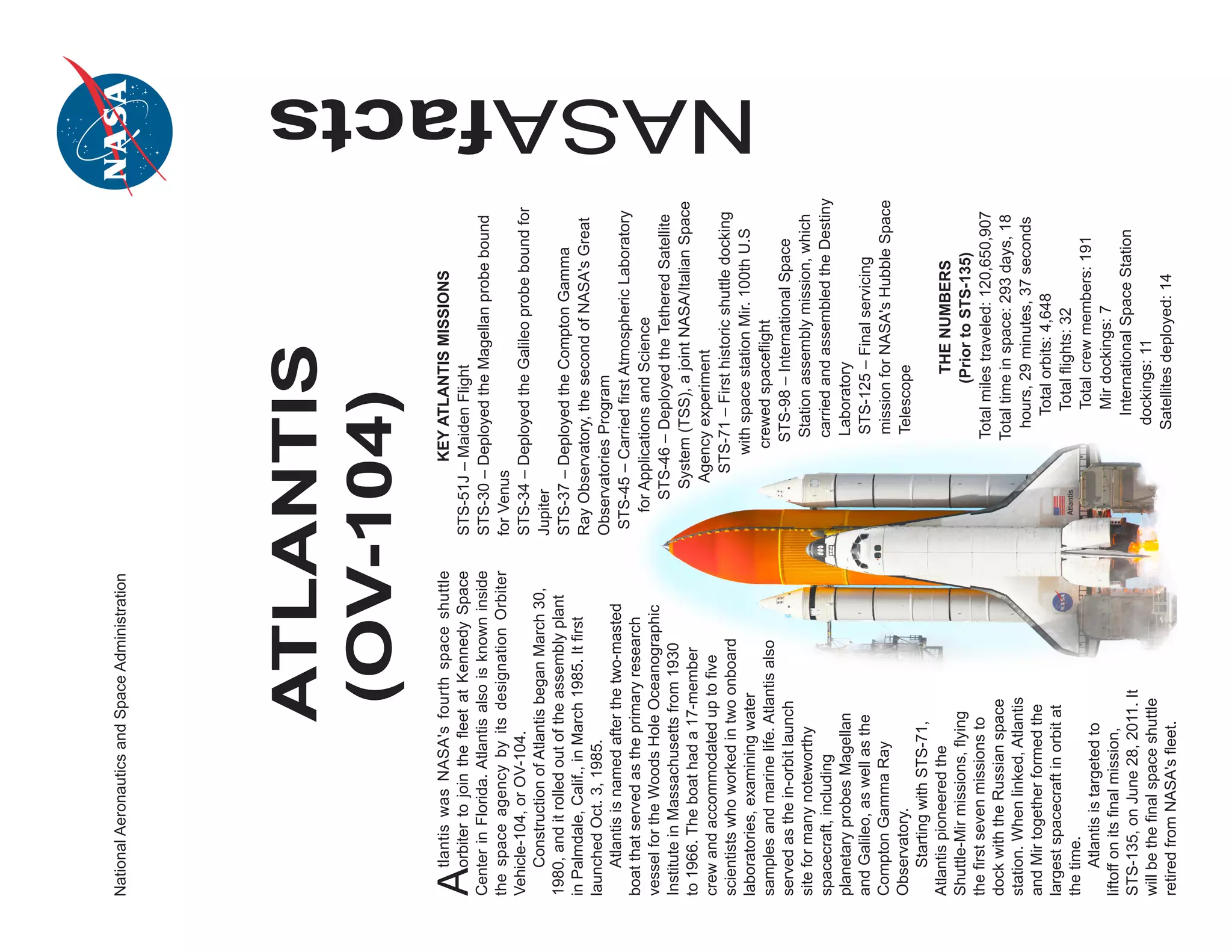 Space Shuttle Atlantis | PDF
