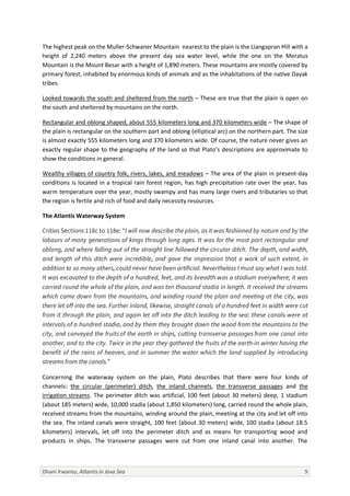 Atlantis in Java Sea | PDF