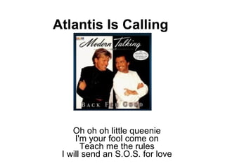 Atlantis is calling | PPT