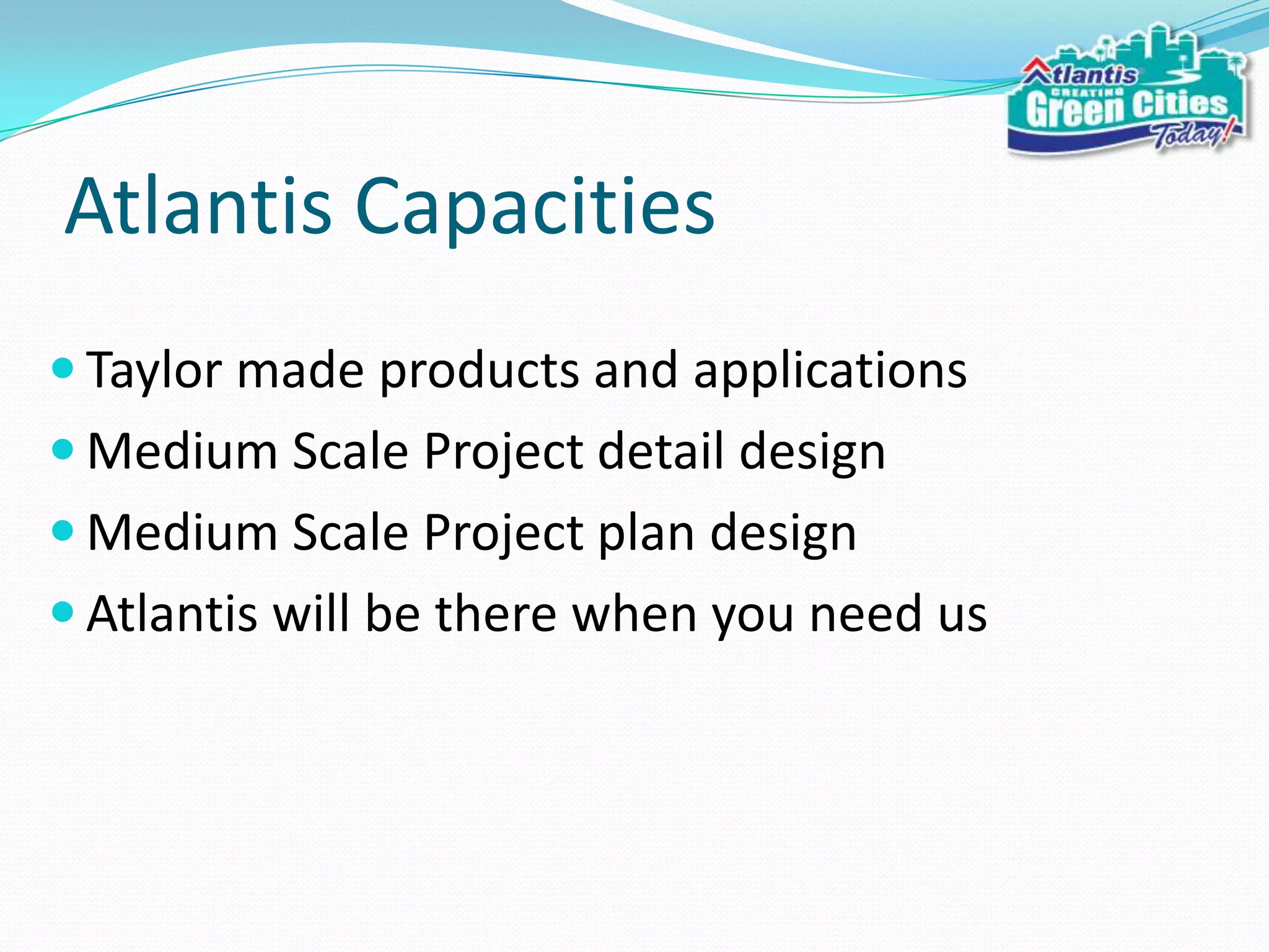 Atlantis products & applications for railways | PPT