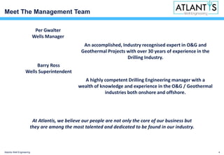 Atlantis Well Engineering Company Presentation | PPTX