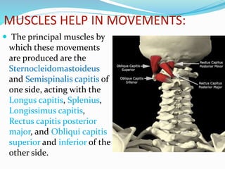 Atlantoaxial and occipital joint | PPTX