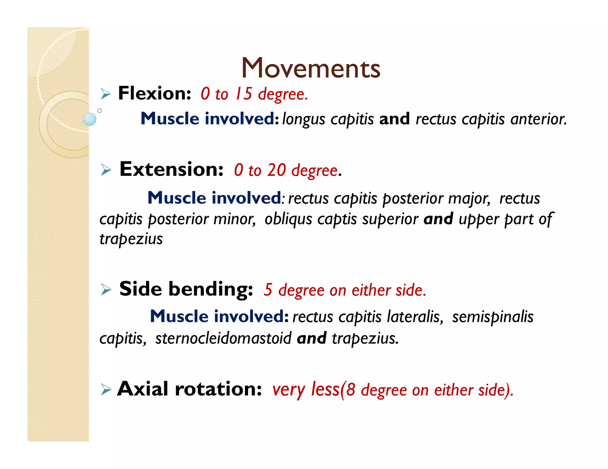Atlanto occipital and atlanto axial joint | PDF