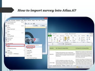 Atlas.ti tutorial | PDF