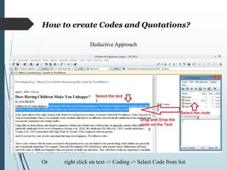 Atlas.ti tutorial | PDF