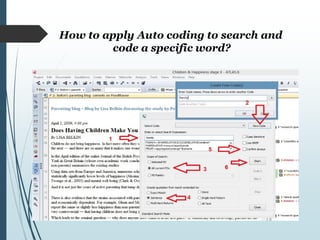 Atlas.ti tutorial | PDF