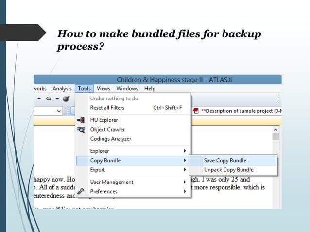 Atlas.ti tutorial | PDF | Computing | Technology & Computing