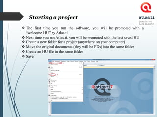 Atlas.ti tutorial | PDF