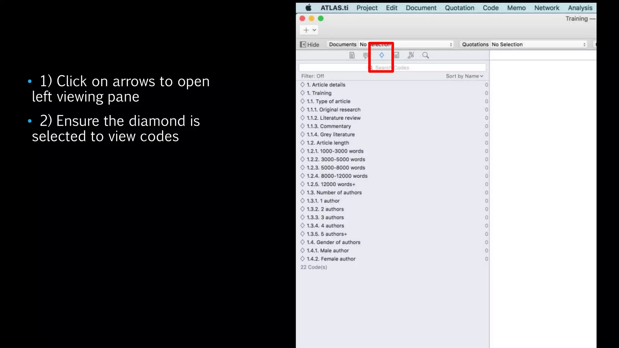 ATLAS.ti training presentation: Covering the basics | PPTX