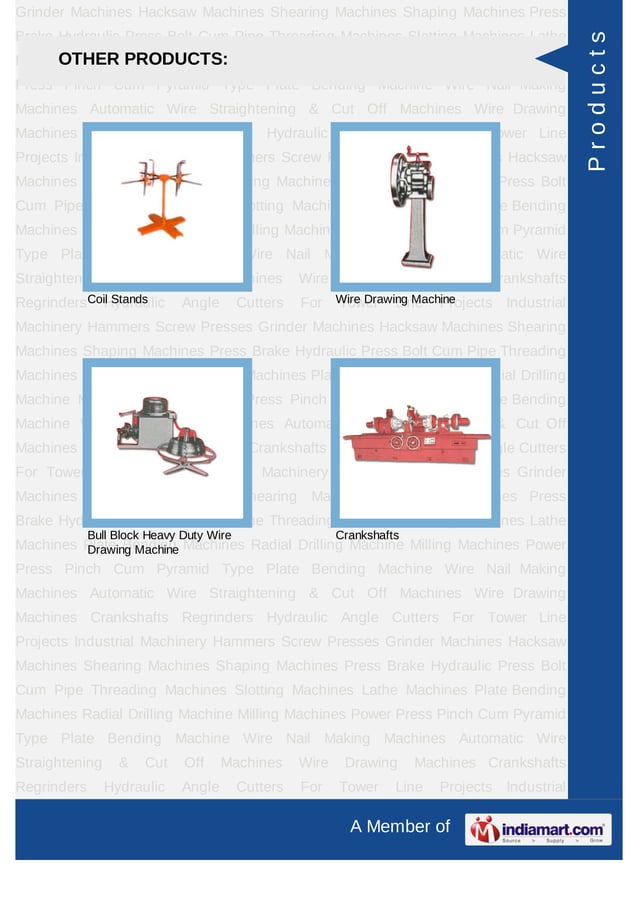 Atlas Machine Tools Corpn., Ludhiana, Industrial Machines | PDF