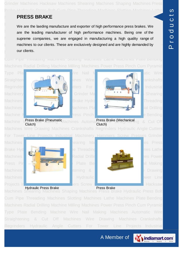 Atlas Machine Tools Corpn., Ludhiana, Industrial Machines | PDF