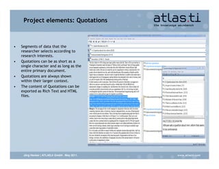 Atlas.ti making sense of research data in policy analysis | PDF