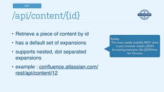 AtlasCamp2014: Introducing the Confluence REST API | PDF