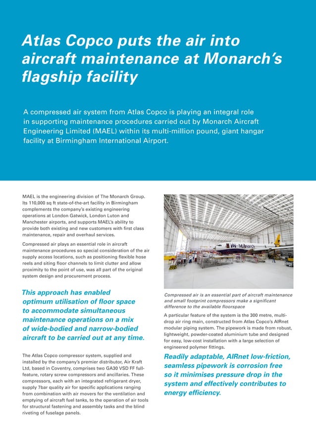 Atlas copco compressors aircraft engineering | PDF | Air Travel ...