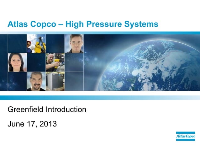 Atlas copco high pressure intro | PDF