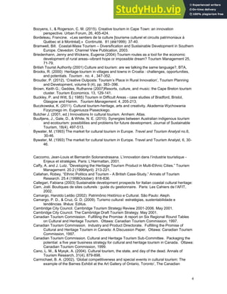 ATLAS CULTURAL TOURISM BIBLIOGRAPHY | PDF