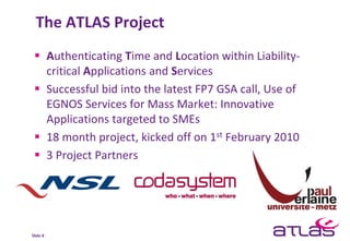 Atlas Project Introductory Presentation | PDF