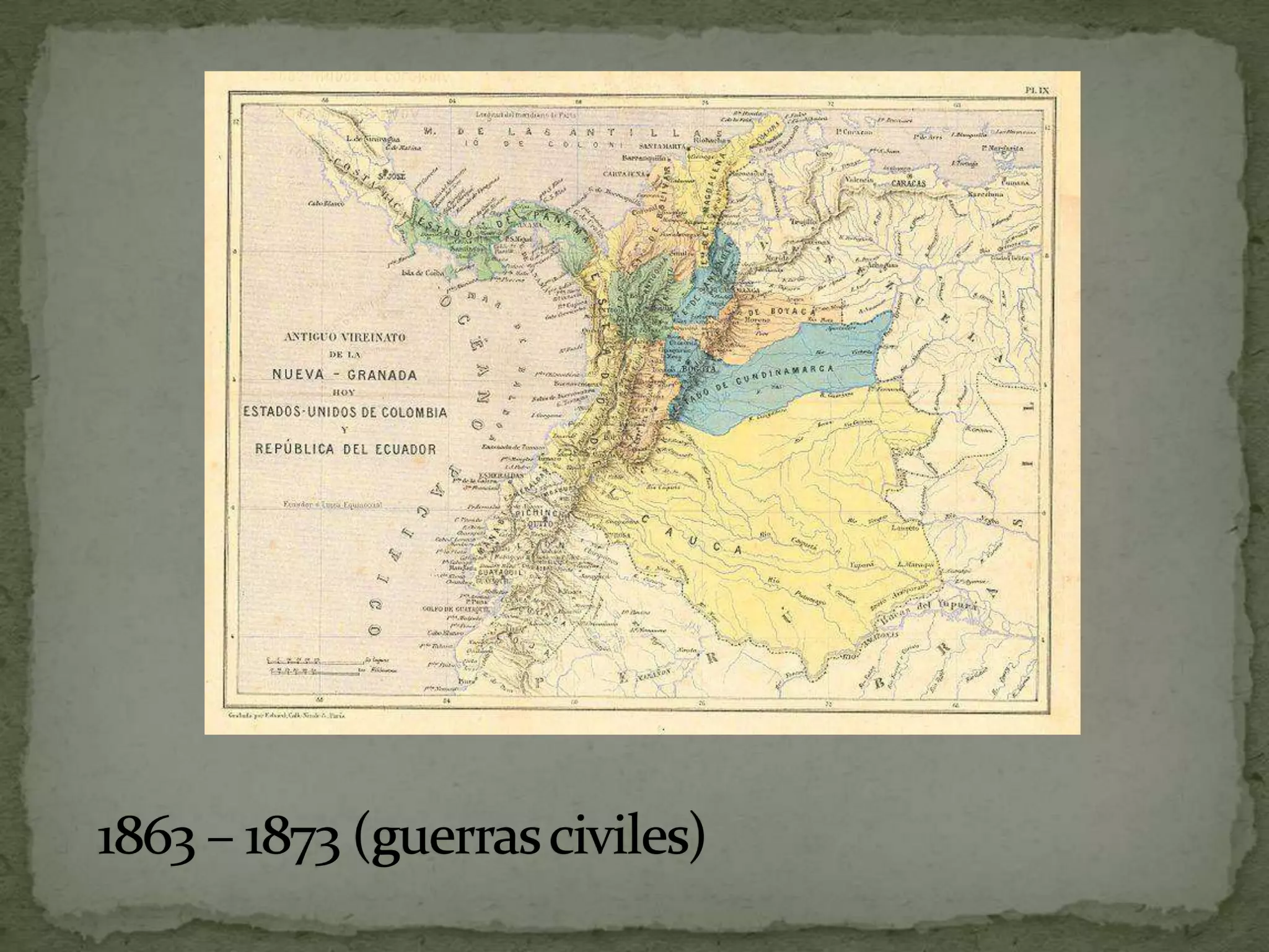 Atlas geográfico e histórico de la república de Colombia 1810-1890 | PPT