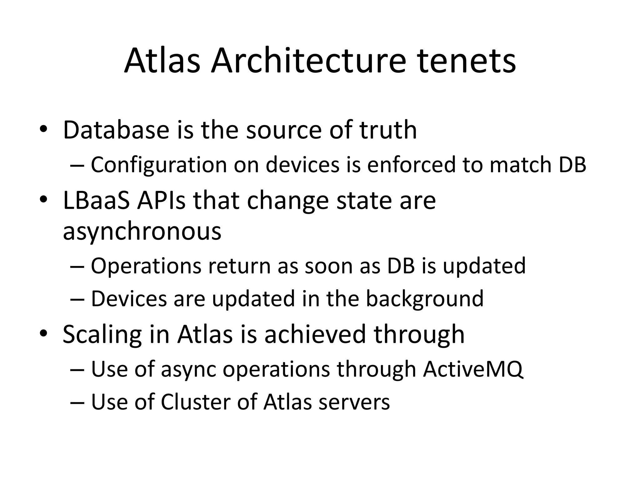 Atlas LBaaS overview | PPT