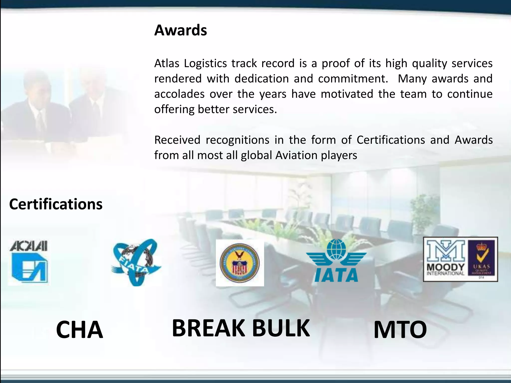 Atlas logistics introduction | PPT