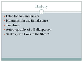 Atlas middle school renaissance unit plan | PPTX
