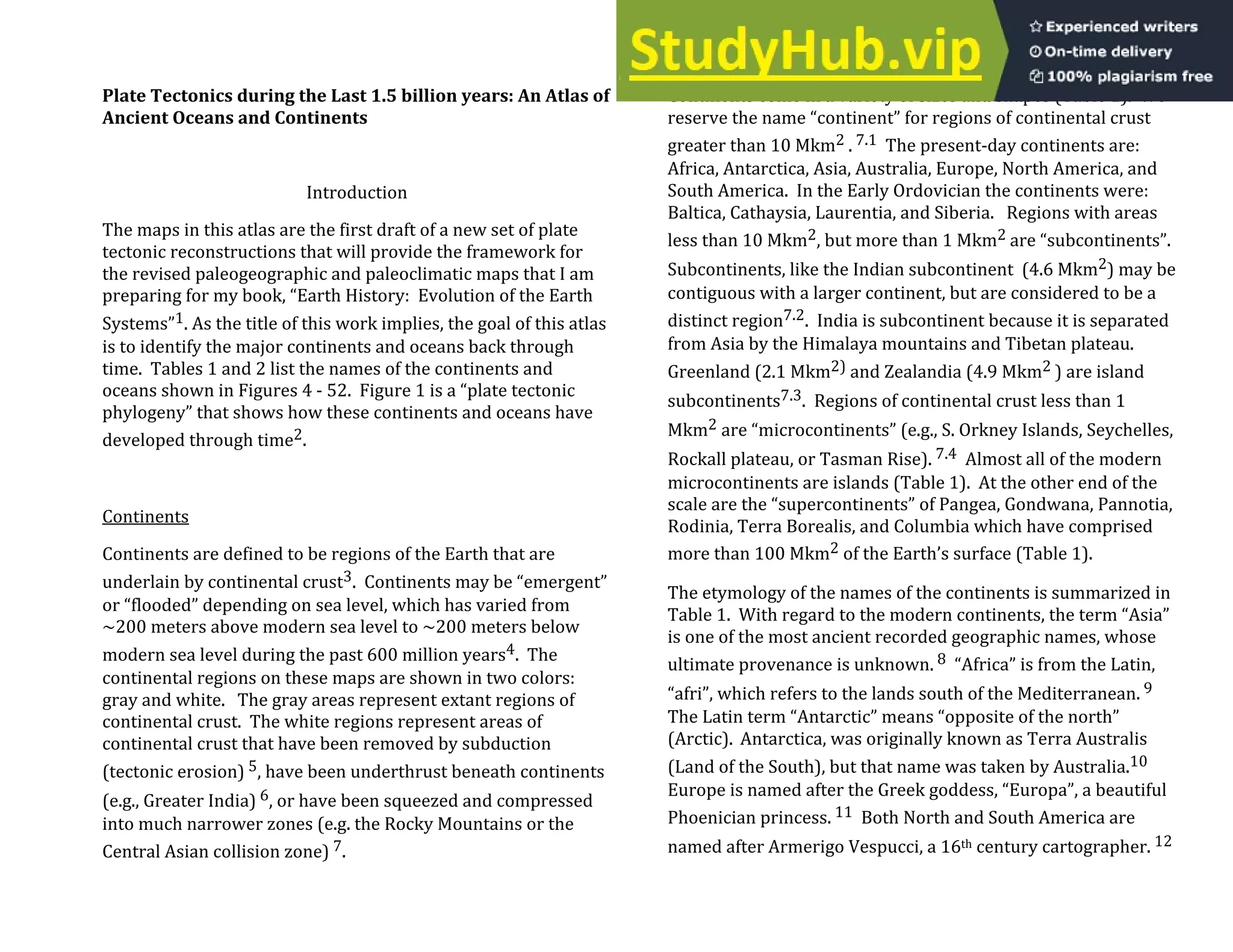 Atlas Of Ancient Oceans And Continents Plate Tectonics During The Last ...