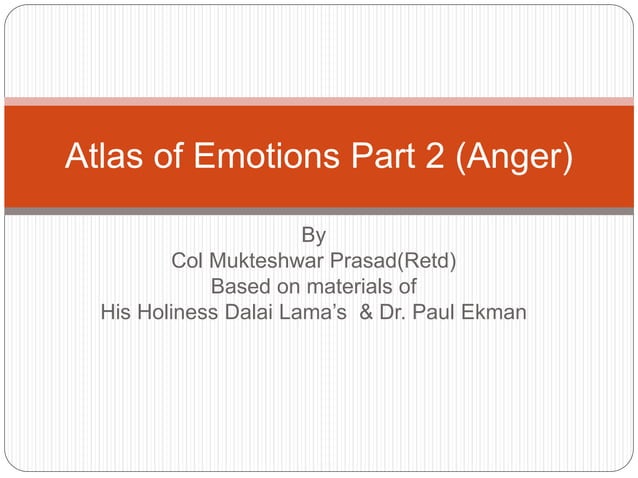 Atlas of emotions part 2 (anger) | PPT