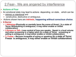 Atlas of emotions part 3 (Fear) | PPTX