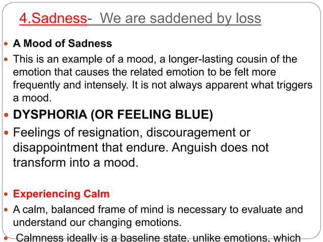 Atlas of emotions part 5 (sadness) | PPTX