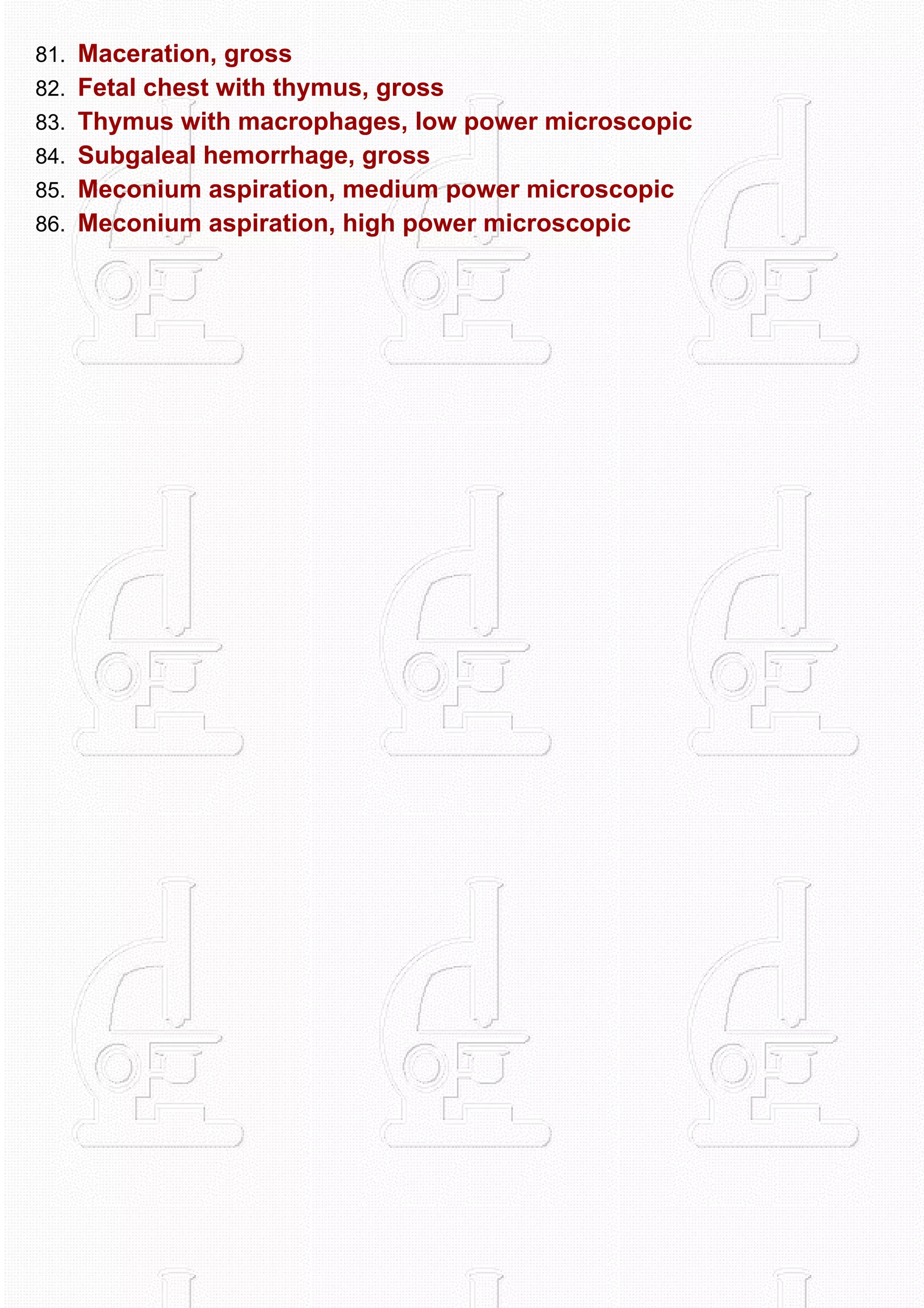 Atlas pediatric perinatal pathology | PDF