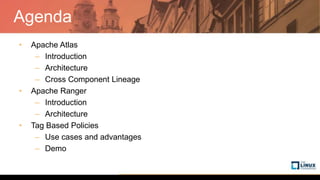 Tag based policies using Apache Atlas and Ranger | PPT